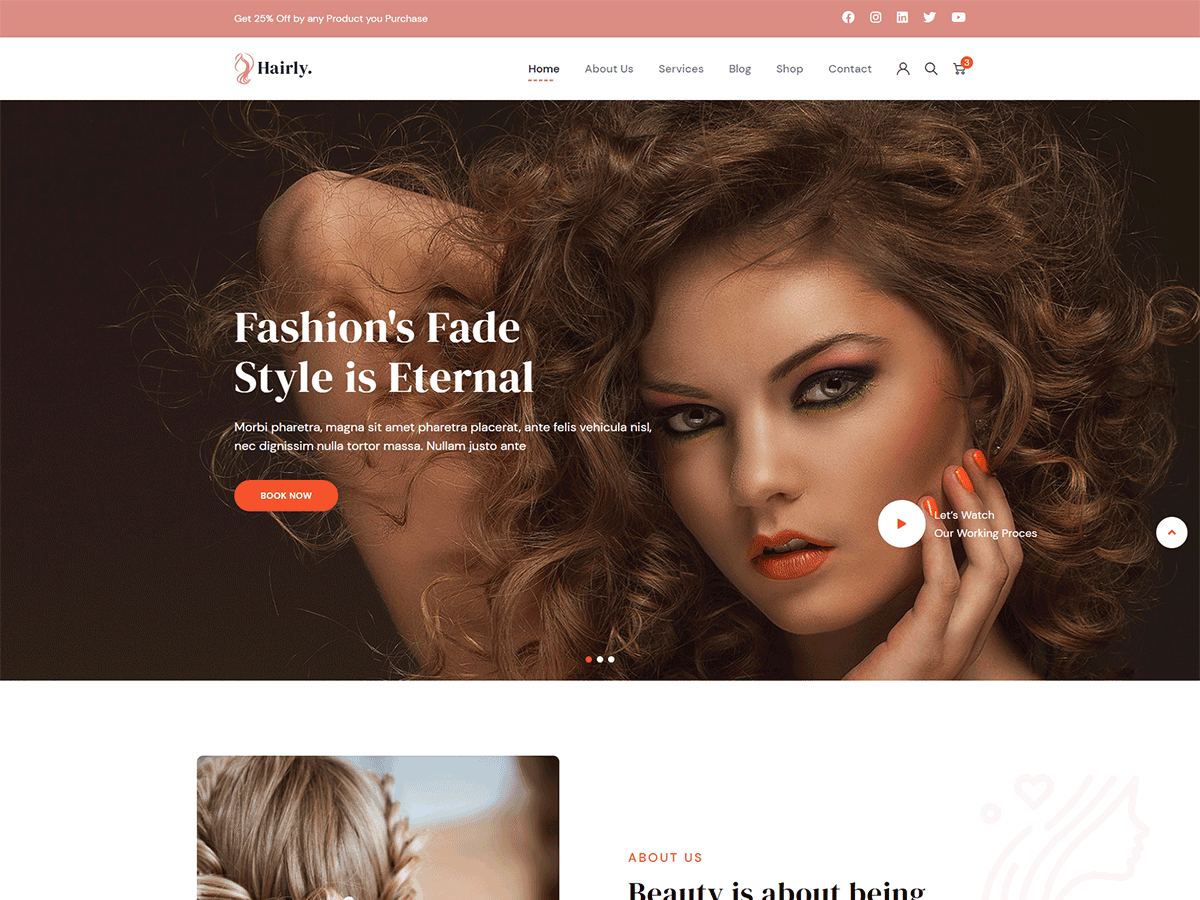 Documentation For Hairly WordPress Theme