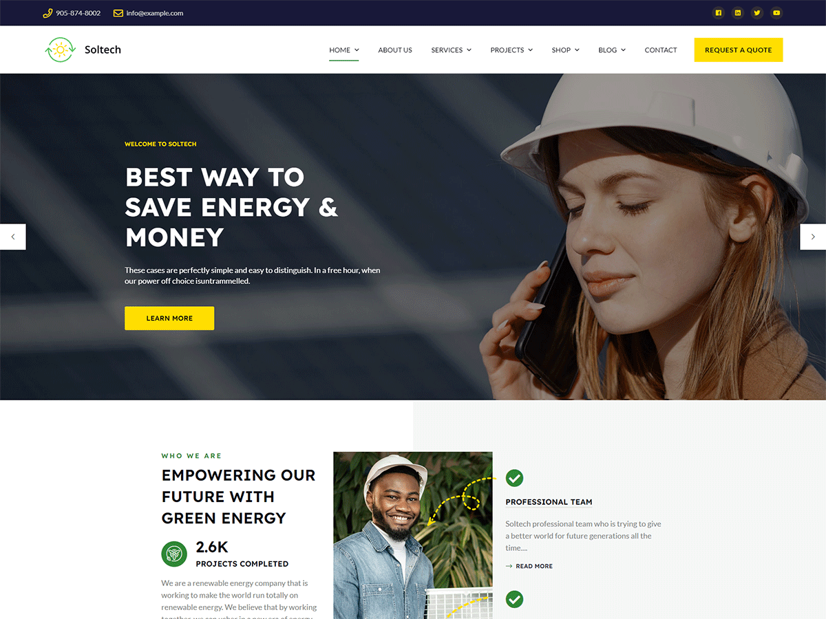 Documentation For Soltech WordPress Theme